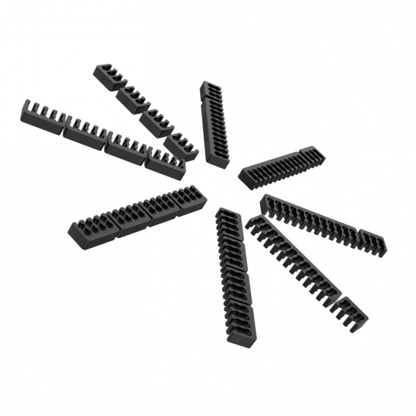 Buy AsiaHorse 24 premium cable combs for PSU cable manager black online ...