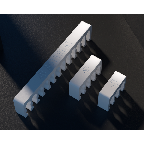 Buy AsiaHorse 24 premium cable combs for PSU cable manager white online ...