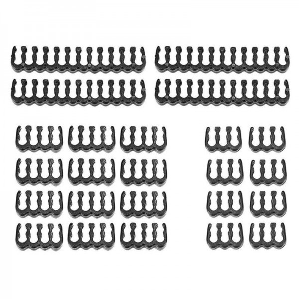 Buy 24 Set Cable Combs for Sleeved PC Power Supply Cables 6/8/24 Pin ...