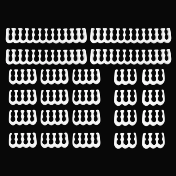 Buy 24 Set Cable Combs for Sleeved PC Power Supply Cables 6/8/24 Pin ...