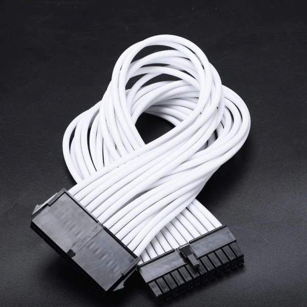 Buy LPC White Sleeved Extension Cable Kit - 24Pin ATX, 4+4Pin EPS, 8Pin ...