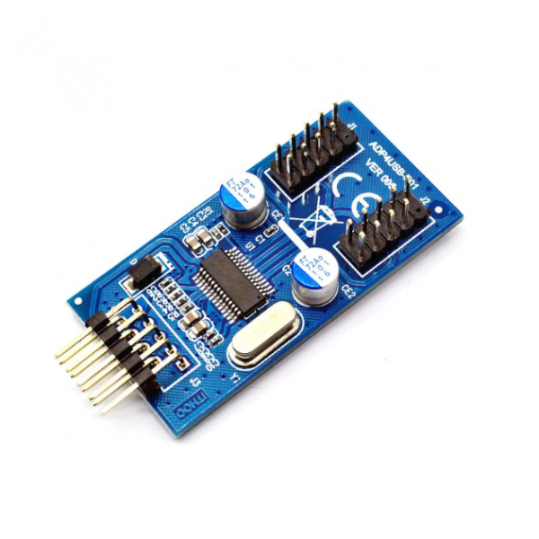 Buy LPC 9Pin USB Header Extension to 2 port 9Pin USB Hub Splitter ...
