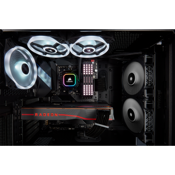 Buy CORSAIR iCUE H100I RGB PRO XT 240mm Radiator Dual 120mm PWM Fans ...