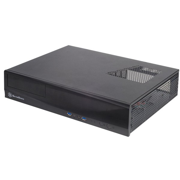 Buy SilverStone ML03B Milo mATX Black HTPC Case online at Legend PC