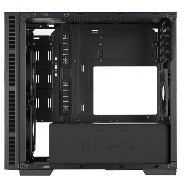 Buy SilverStone RL08BW-RGB Redline mATX Black/White Mid-Tower Case ...
