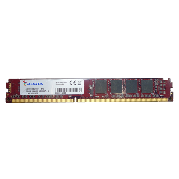 Buy ADATA 4GB DDR3L-1600 VLP Low Voltage DIMM RAM online at Legend PC